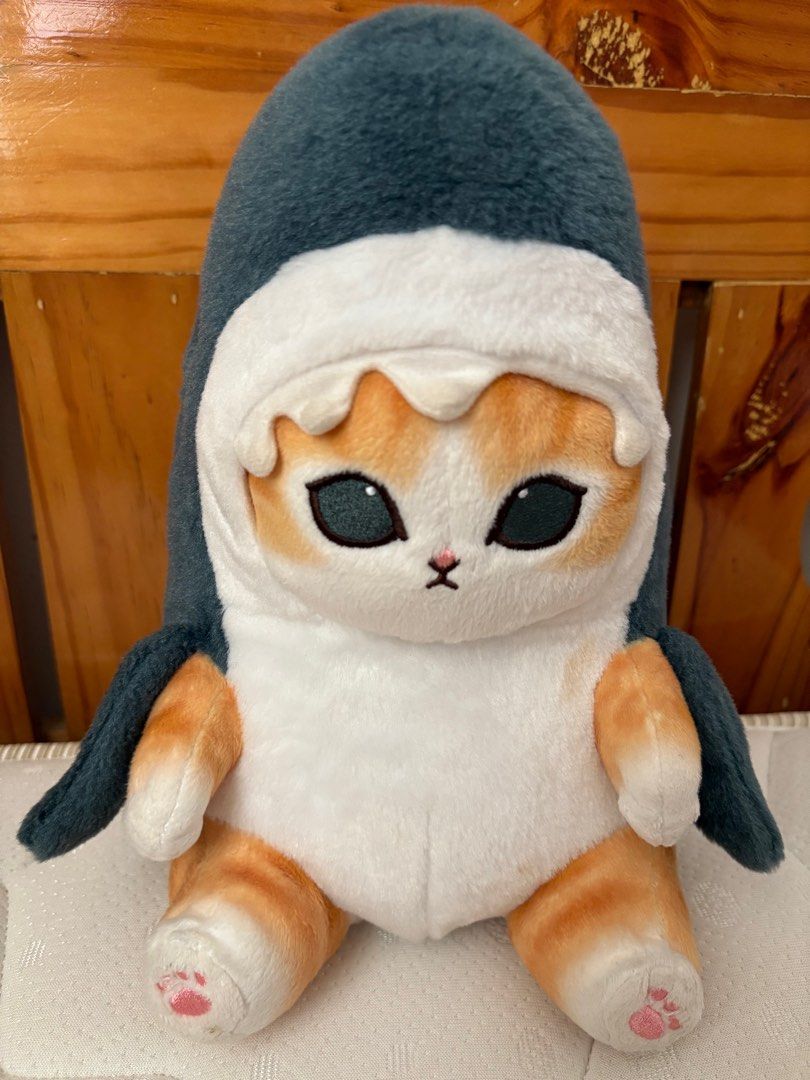 Mofusand shark plushie, Hobbies & Toys, Toys & Games on Carousell
