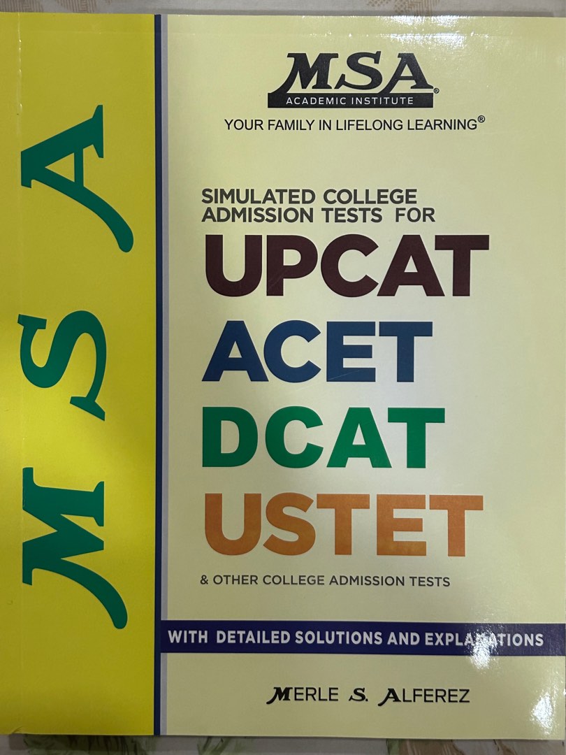 MSA book, Hobbies & Toys, Books & Magazines, Textbooks on Carousell