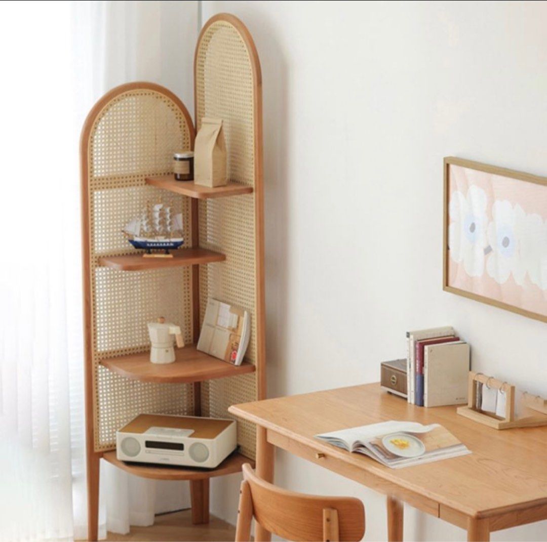 MUJI WOODEN RACK 4 TIER, Furniture & Home Living, Furniture, Shelves ...