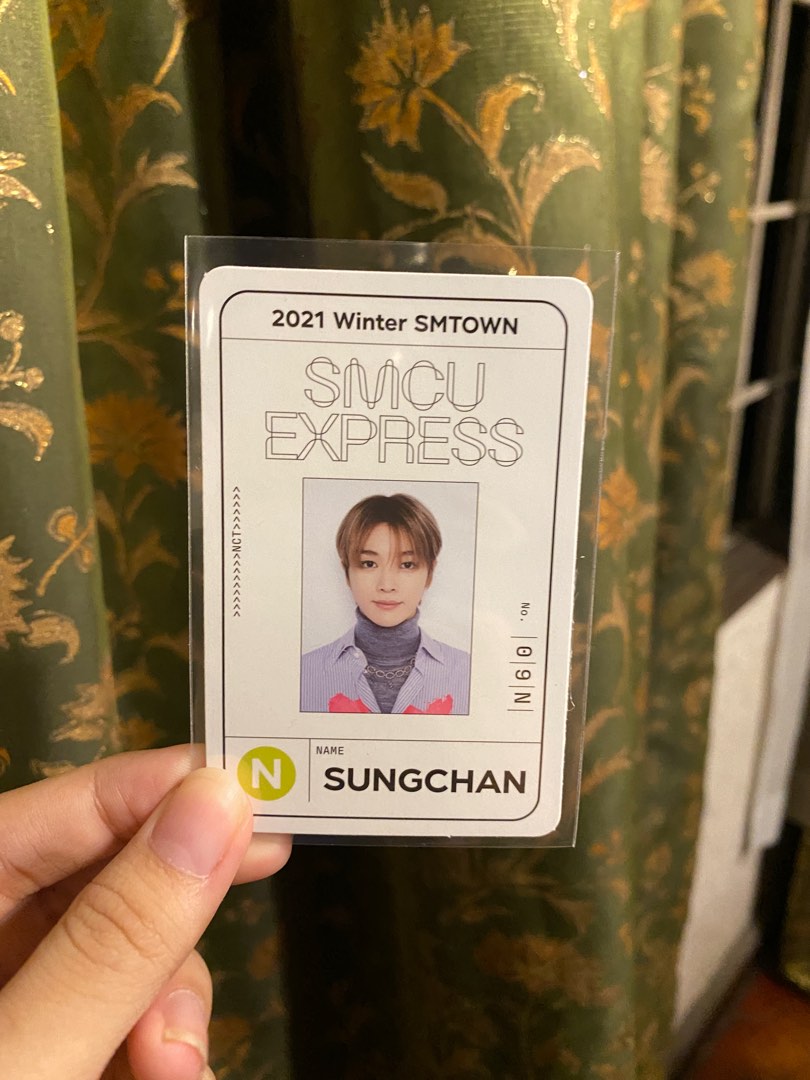 NCT - Sungchan 2021 SMTOWN SMCU Express Pass Card, Hobbies & Toys ...