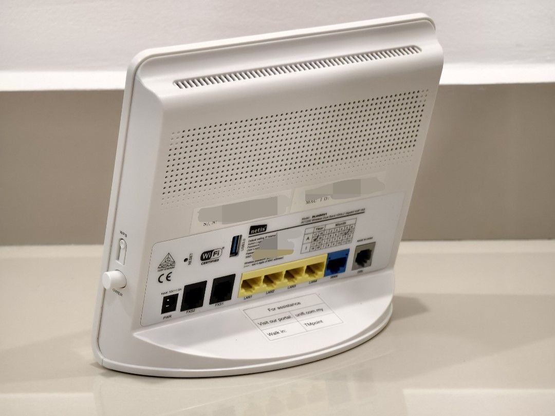 Netis DL4480V1 Wireless AC 1200 VDSL2 Modem Router for Internet WiFi ...