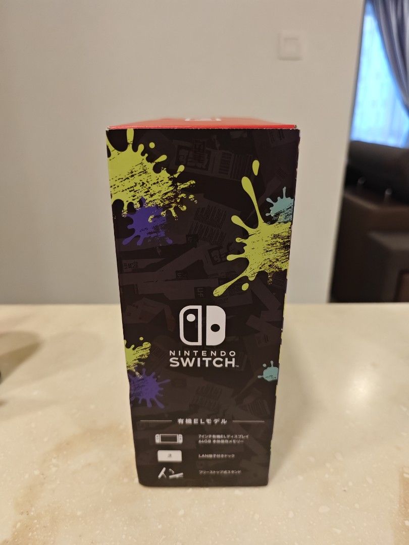 (New) Nintendo Switch OLED Console - Splatoon 3 Edition (Japan set ...