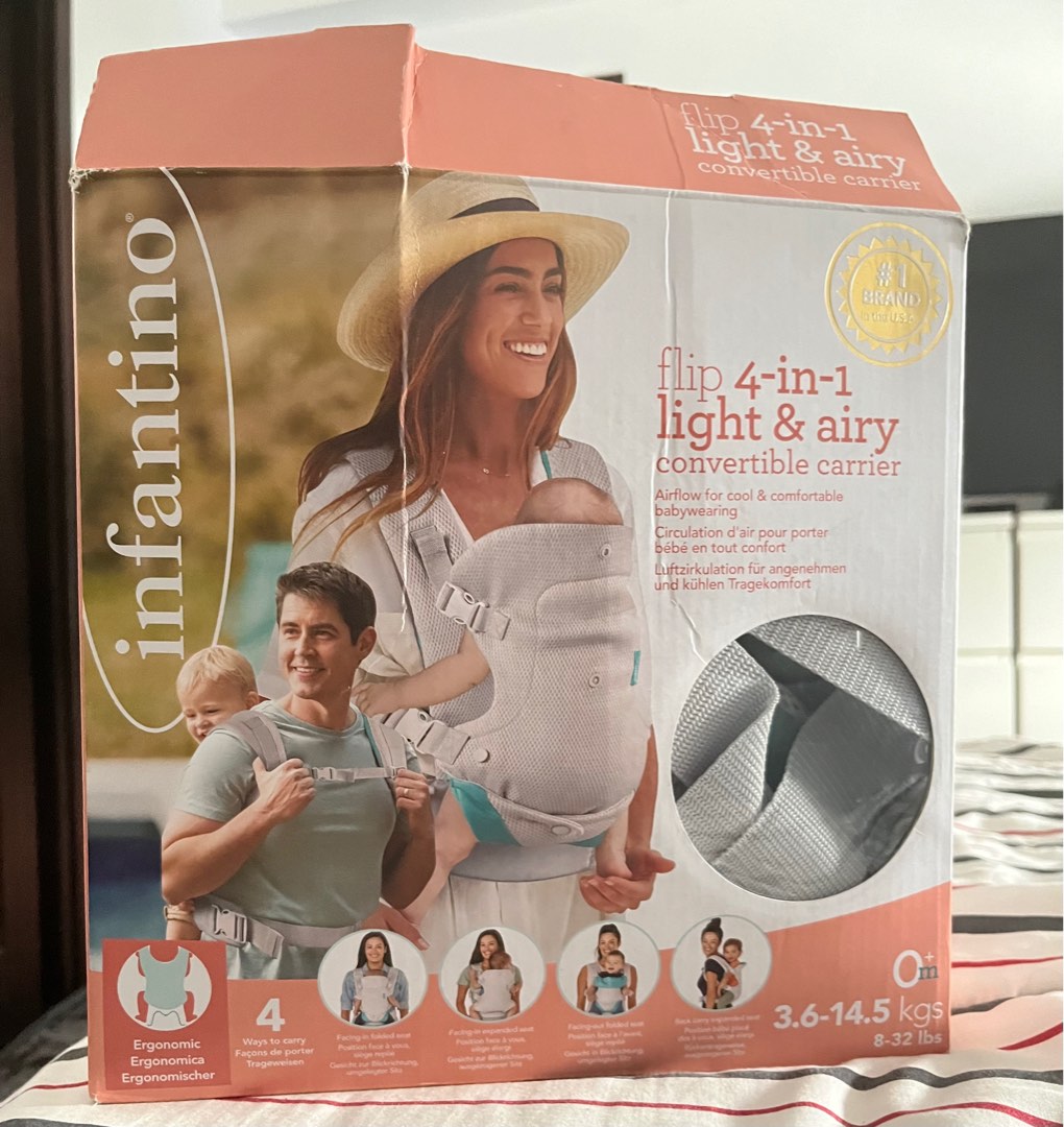 NEW Infantino Flip 4-in-1 Convertible Carrier, Babies & Kids, Going Out ...