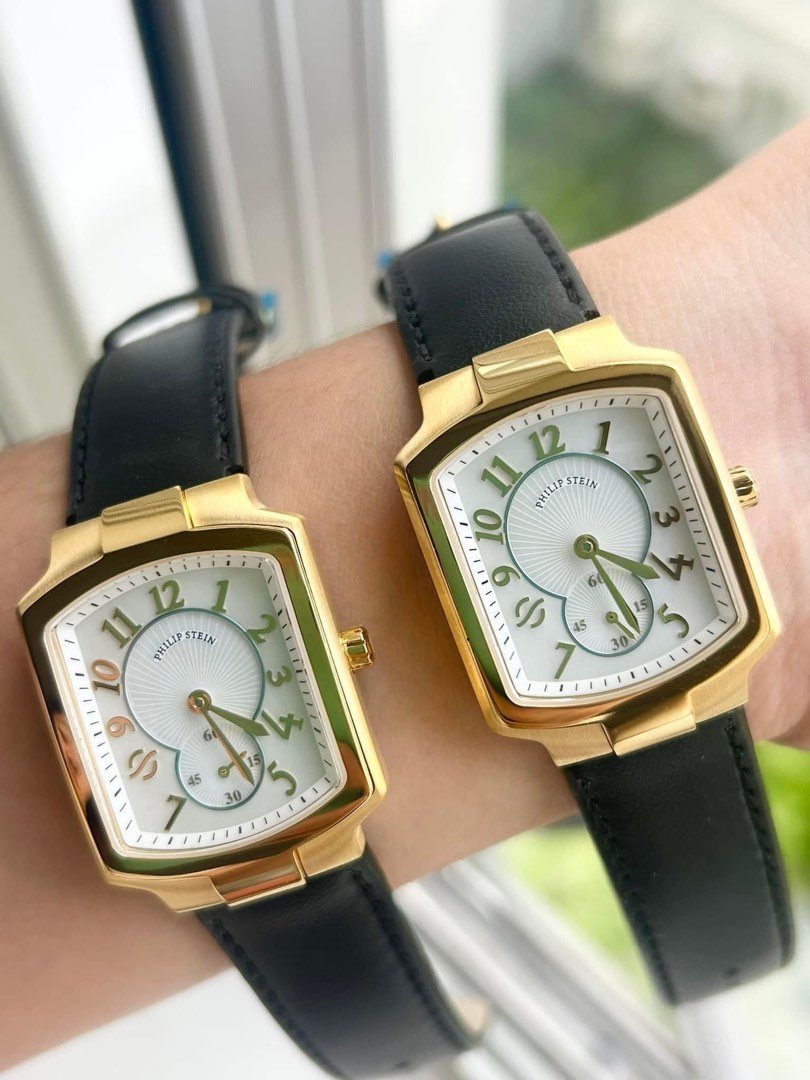 ON HAND! Philip Stein Classic Gold Tone MOP Dial Small Size, Women's ...