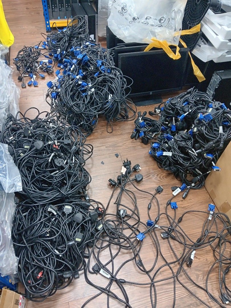 ORIGINAL KEYBOARD MOUSE CABLES COMBO SET, Computers & Tech, Parts ...
