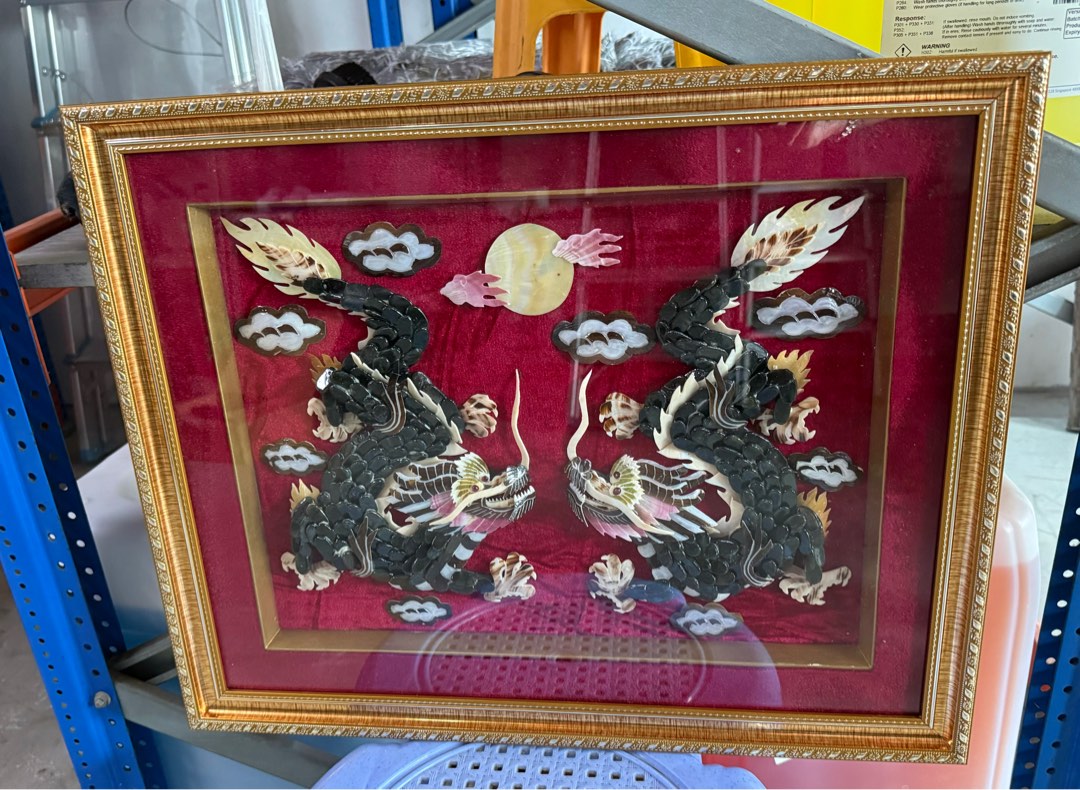 Painting from Myanmar (colour stones), Furniture & Home Living, Home ...