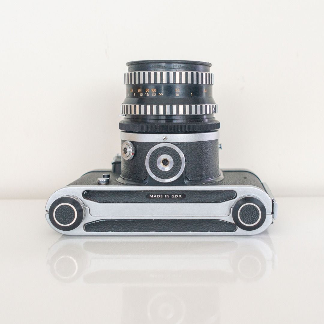 Pentacon Six TL Medium Format camera with Carl Zeiss Jena Biometar 2,8/ ...