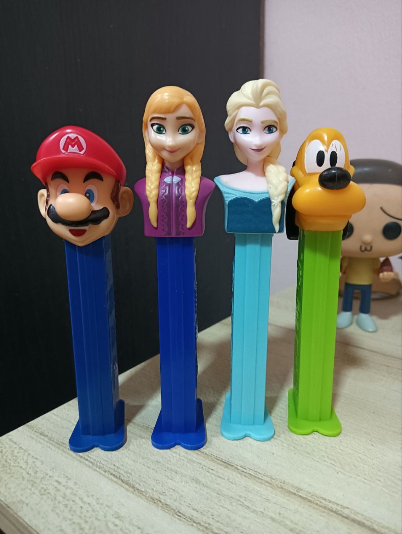 Pez Collection Super Mario, Frozen And Disney Pluto, Hobbies & Toys ...