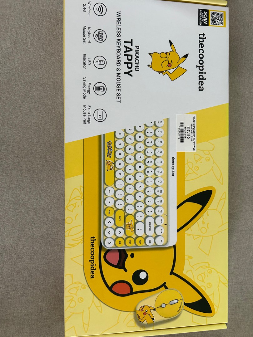 Pikachu keyboard from cpcm, Video Gaming, Gaming Accessories ...