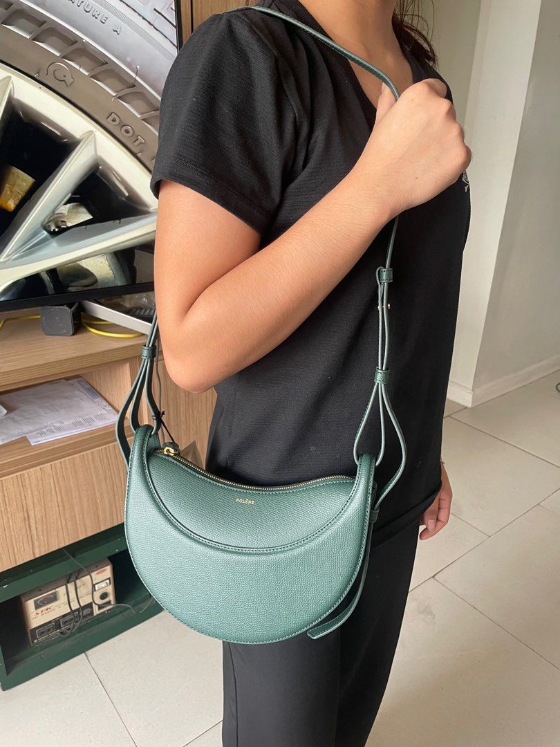 POLENE numero dix verde bag, Luxury, Bags & Wallets on Carousell