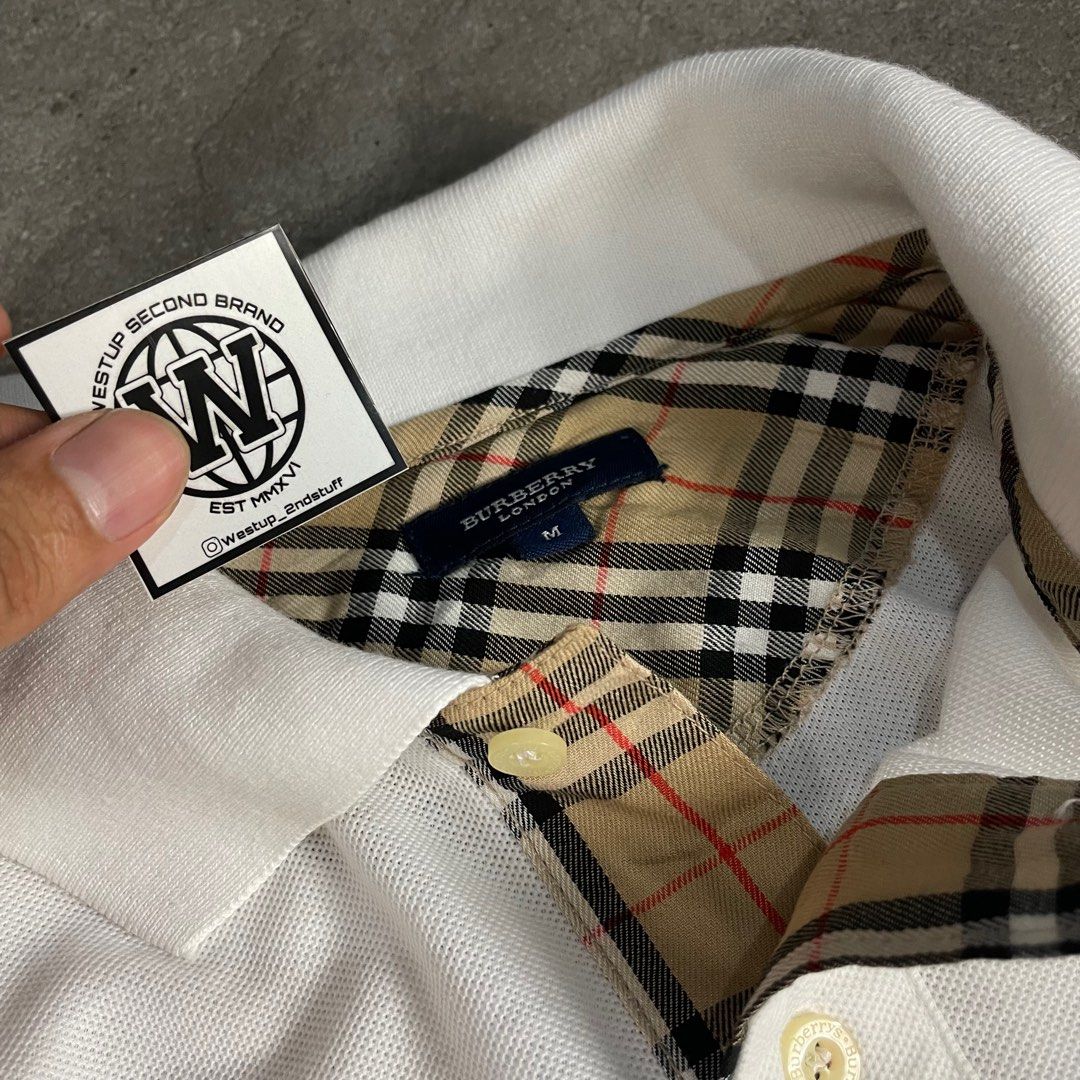 Polo shirt burberry second original ( not cp company , stone island ...