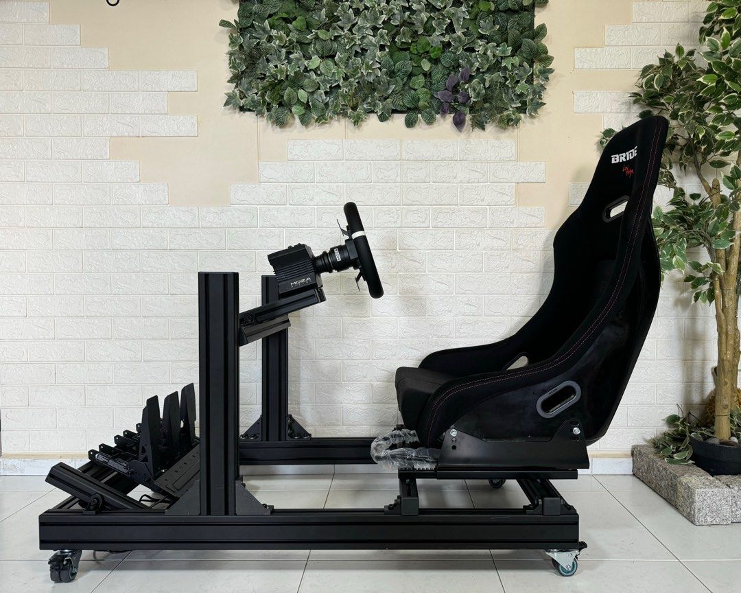 Racing Simulator Sim Rig Lite Customisable 4080 Aluminium for Moza ...