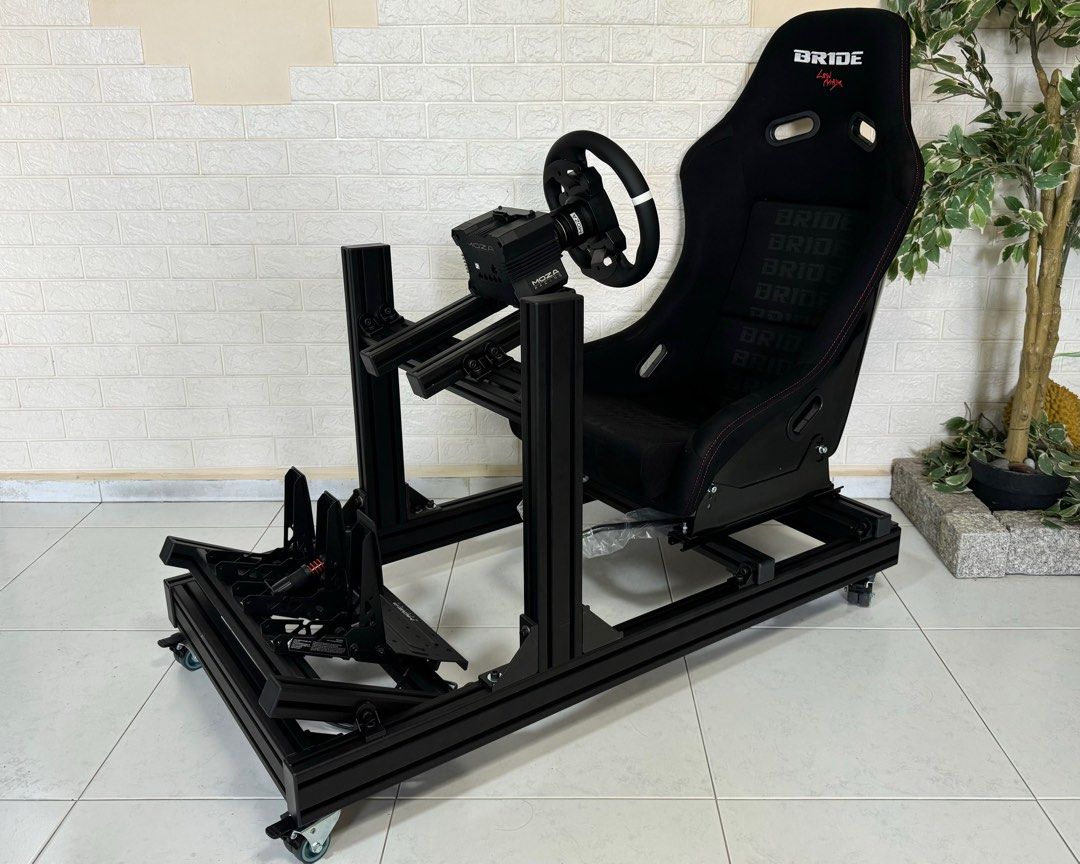 Racing Simulator Sim Rig Lite Customisable 4080 Aluminium for Moza ...