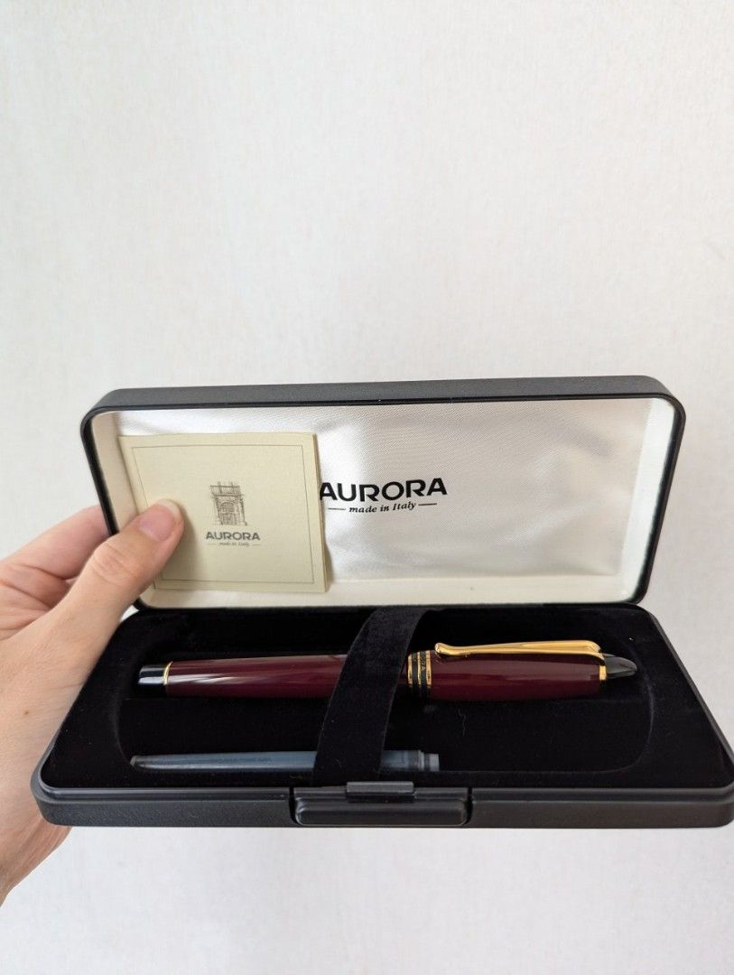(Rare) Vintage Aurora Fountain Pen, Luxury, Accessories on Carousell