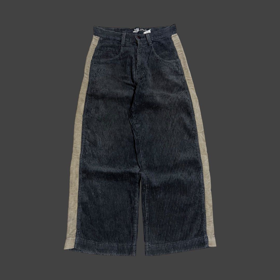 RARE Vintage JNCO Jeans Two Toned Zebra Baggy Wideleg Corduroy, Men's ...