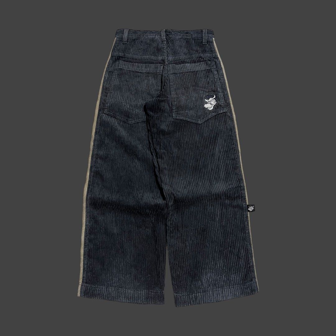 RARE Vintage JNCO Jeans Two Toned Zebra Baggy Wideleg Corduroy, Men's ...