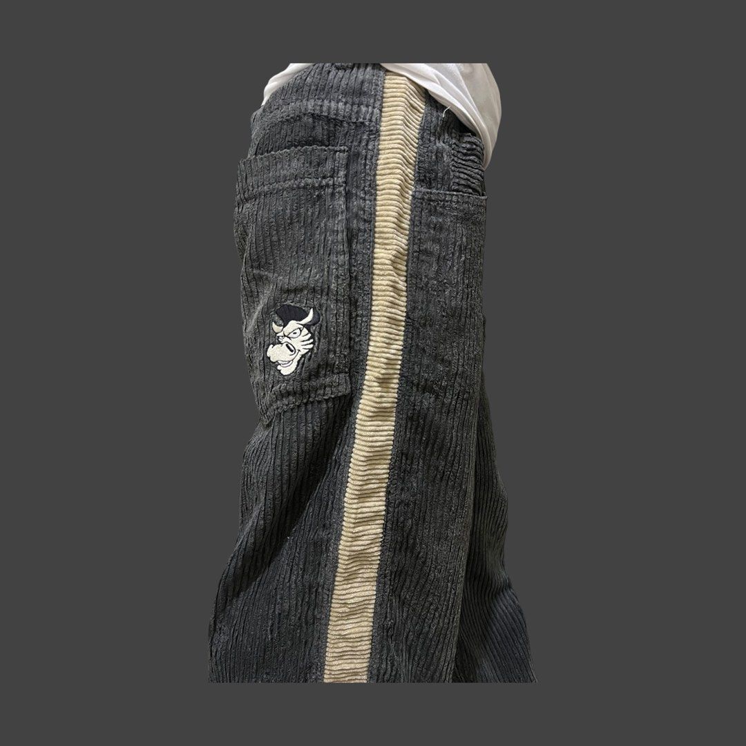 RARE Vintage JNCO Jeans Two Toned Zebra Baggy Wideleg Corduroy, Men's ...
