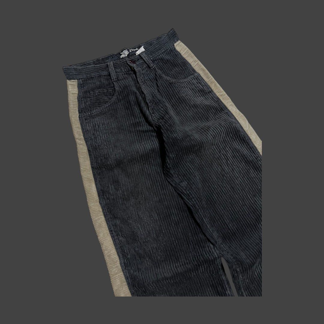 RARE Vintage JNCO Jeans Two Toned Zebra Baggy Wideleg Corduroy, Men's ...