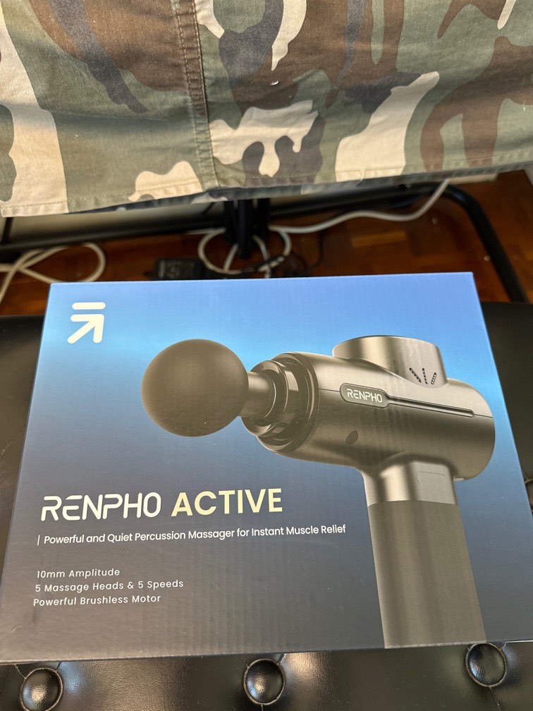 Renpho R3 Active 按摩槍｜保養到 Sept 2025, 運動產品, 運動與健身, 運動與健身 - 拉伸配件 - Carousell