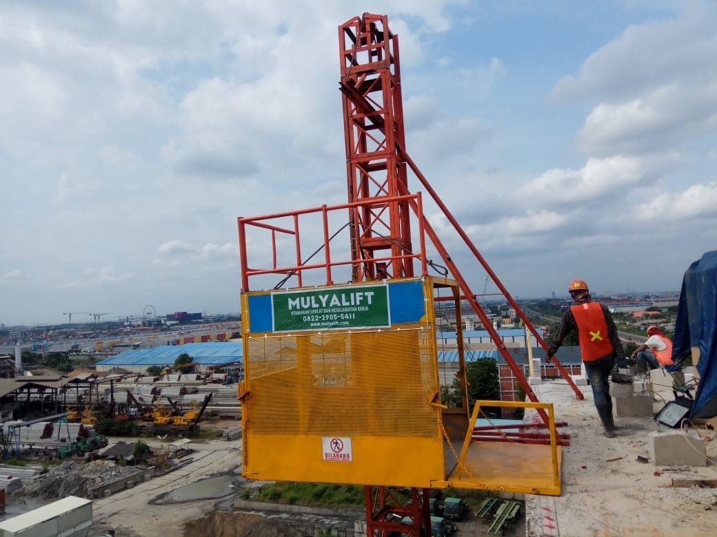 Rental Passenger Hoist Vertikal | Lift Konstruksi | Lift Proyek | Alat ...