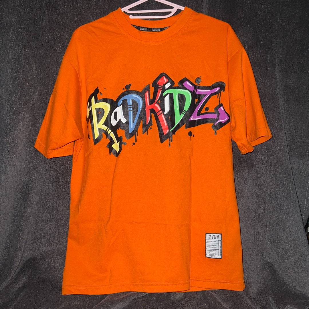 sb19 radkidz radfitti limited edition orange graphic baggy unisex shirt ...
