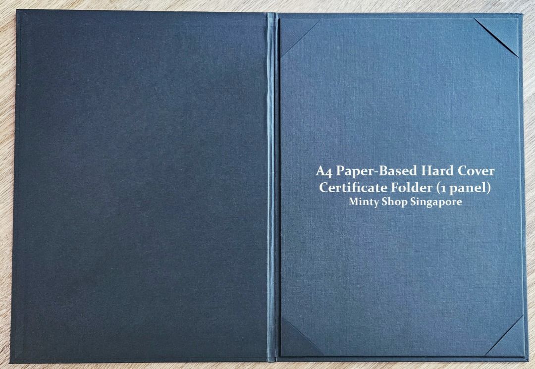 [SG Stock] A4 Certificate Holder Singapore | Certificate Folder ...