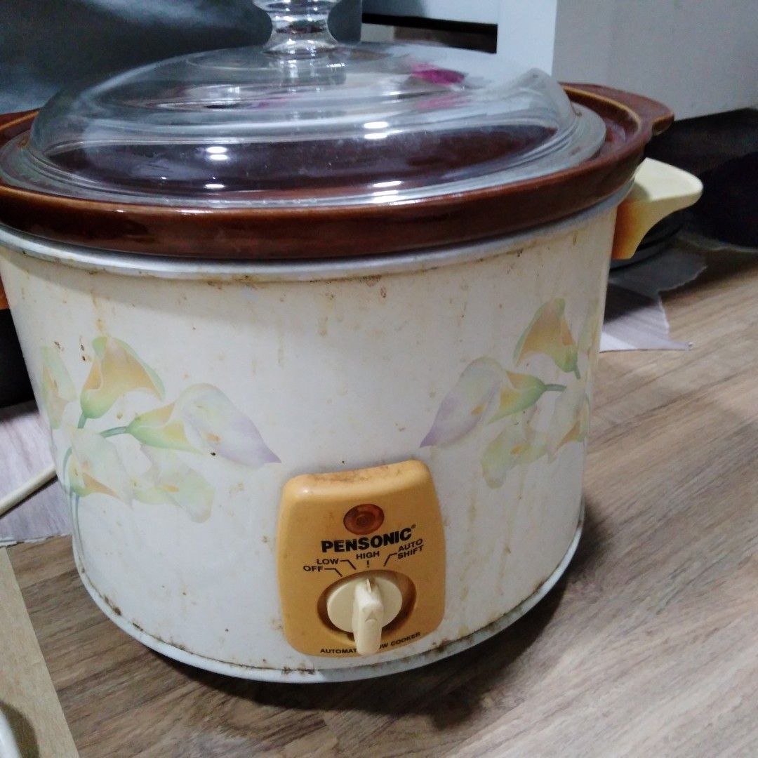 Slow cooker Pensonic 4.5liter, TV & Home Appliances, Kitchen Appliances ...