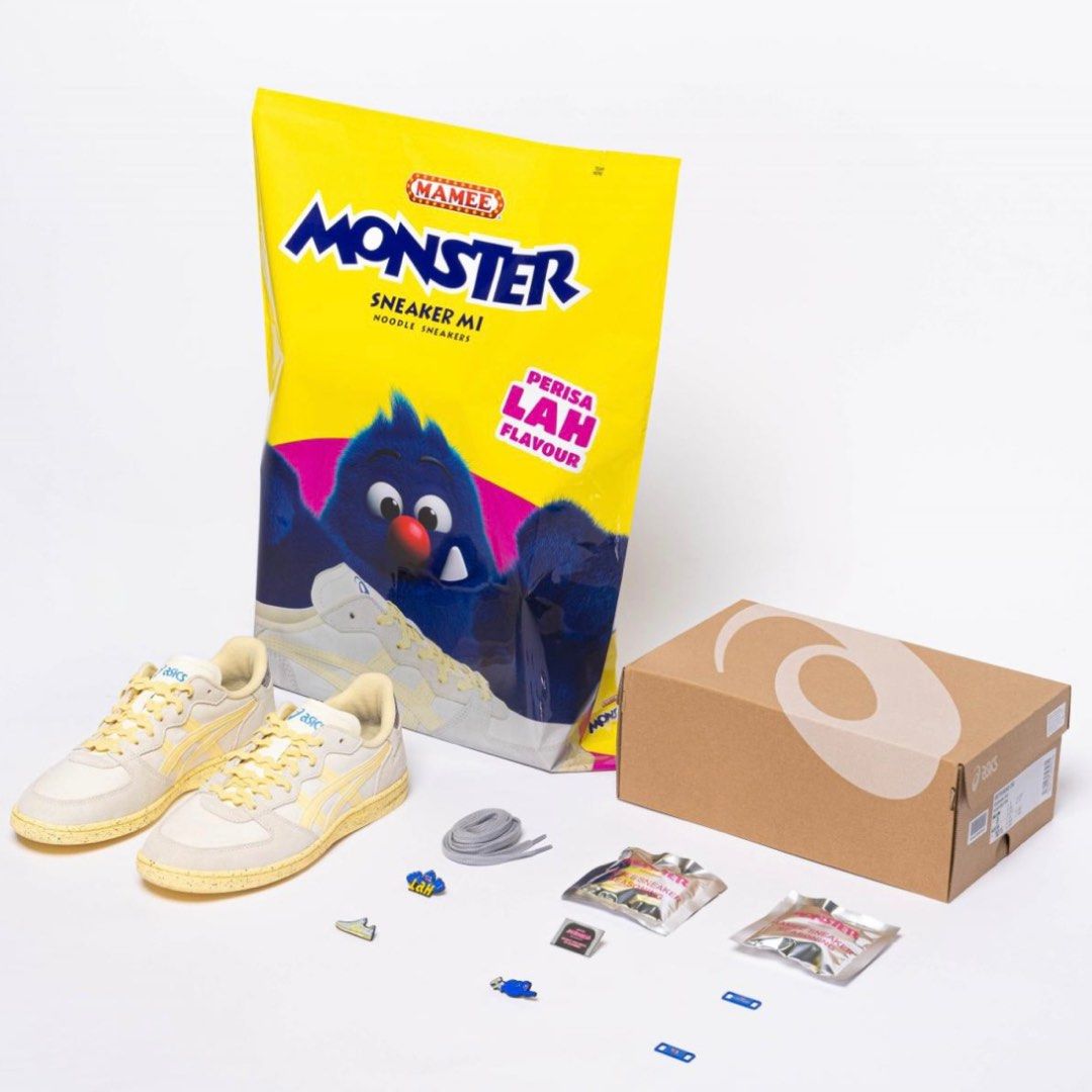 SNEAKERLAH X MAMEE X ASICS SKYHAND™ OG "MAMEE MONSTER", Men's Fashion ...