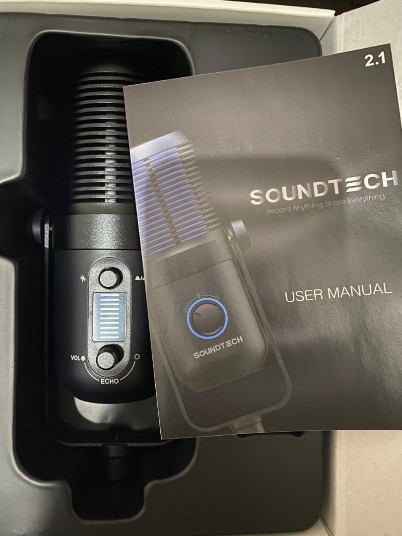 Soundtech 2.1 USB Condenser Microphone Cardioid for PC, Elektronik ...
