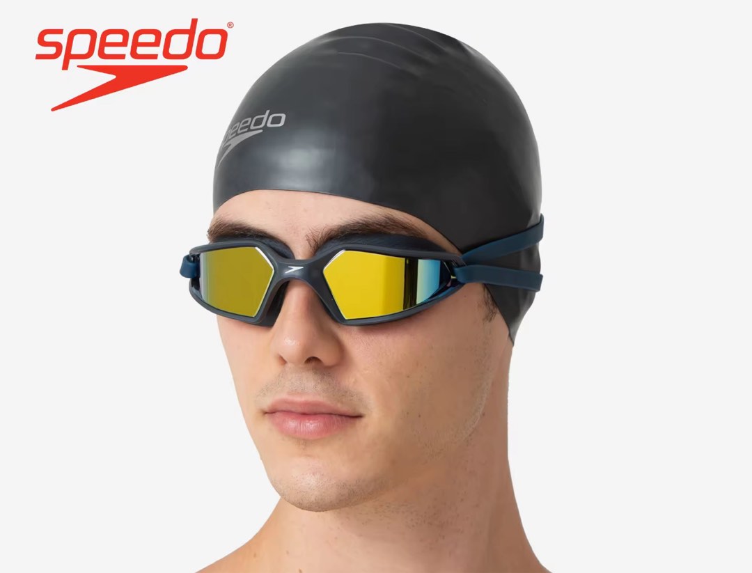 SPEEDO HYDROPULSE MIRROR GOGGLE, Sports Equipment, Other Sports ...