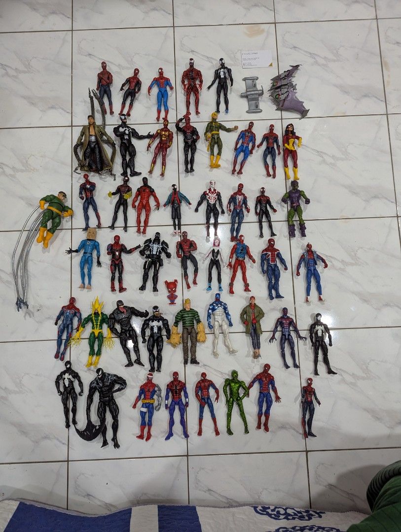 Spider-Man bundle Marvel Legends Mafex SHF, Hobbies & Toys, Toys ...