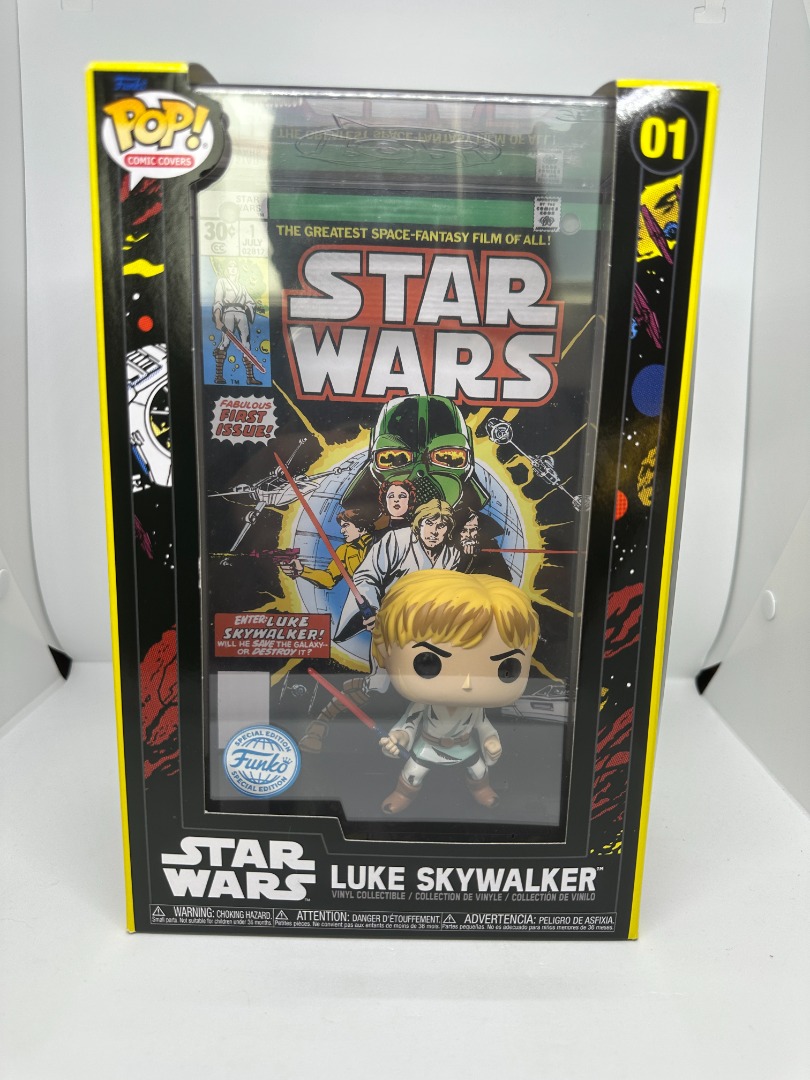 Star Wars Luke Skywalker Comic Cover #001 Funko Pop, Hobbies & Toys ...