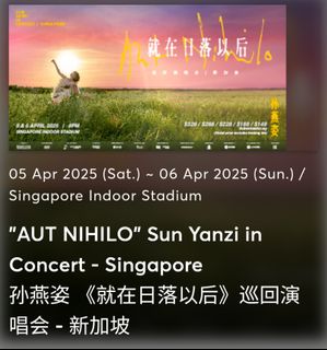 Stefanie Sun Concert 12/4/25, Tickets & Vouchers, Event Tickets on ...