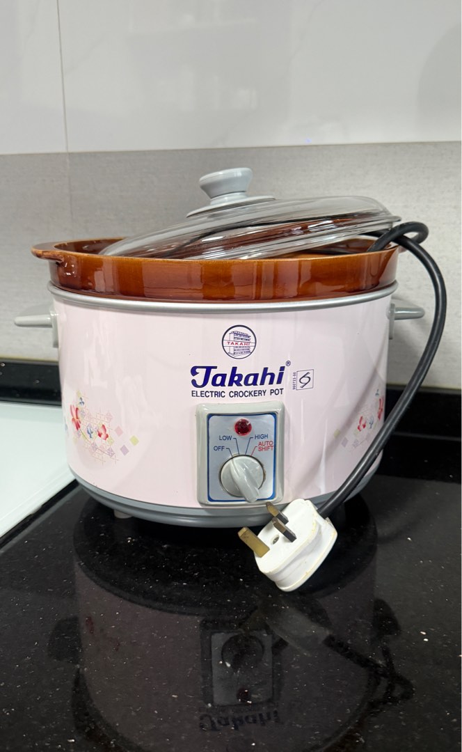 Takahi 5 Litre Electric Crockery Pot, TV & Home Appliances, Kitchen ...