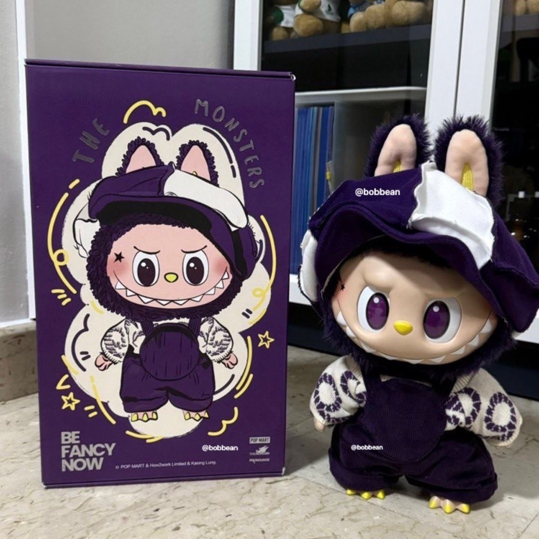 The Monsters Labubu Pronounce Be Fancy Now Plush 40cm, Hobbies & Toys ...