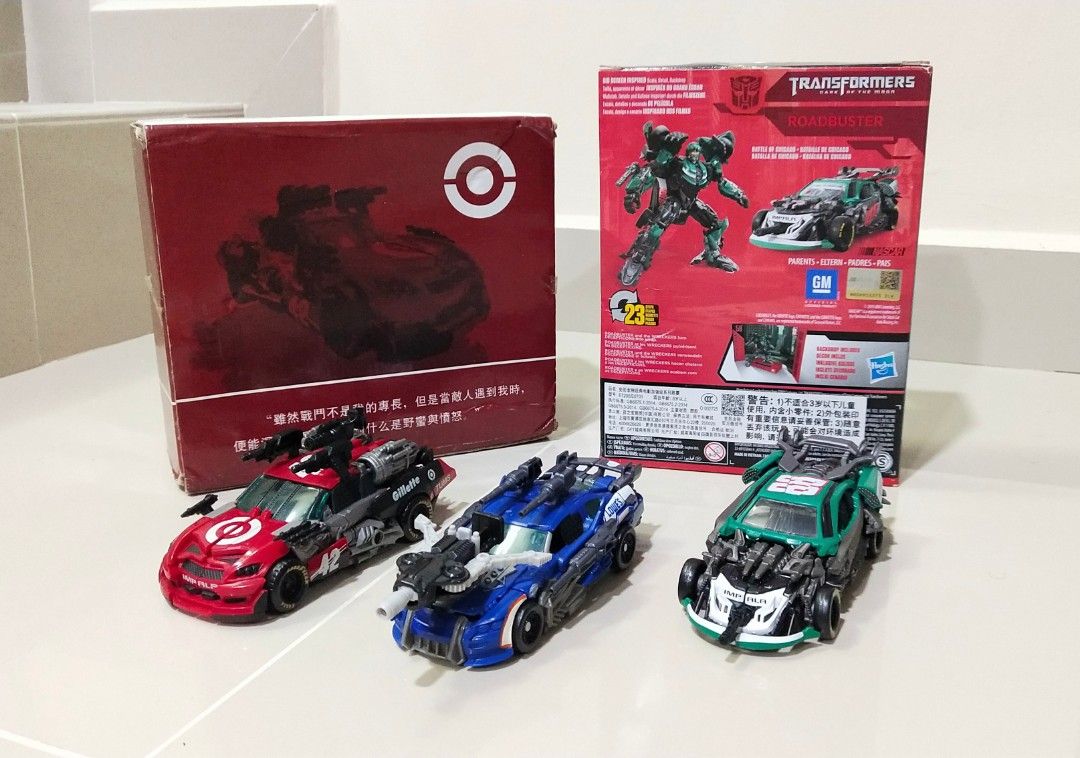 Transformers DOTM 'The Wreckers' Autobot Commandos Set Hasbro Studio ...