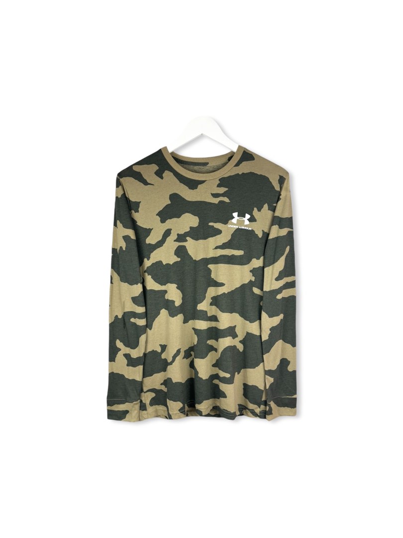 Under Armour Military Camouflaged Longsleeves, Men's Fashion, Tops ...