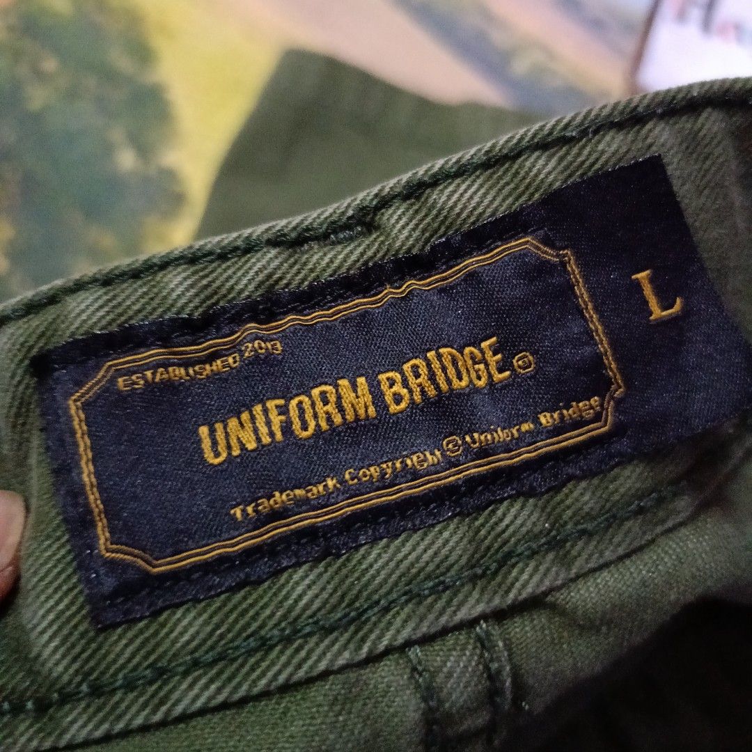 Uniform bridge army style, Men's Fashion, Bottoms, Jeans on Carousell