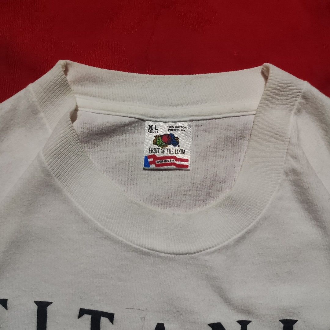 VINTAGE 1993 TITANIC EXPEDITION FRUIT OF THE LOOM SINGLE STITCH ALL THE ...