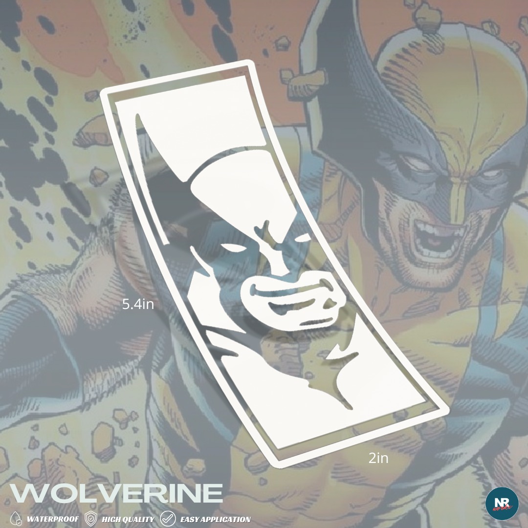 Wolverine Marvel Vinyl Decal Gaming Anime Sticker, Hobbies & Toys ...