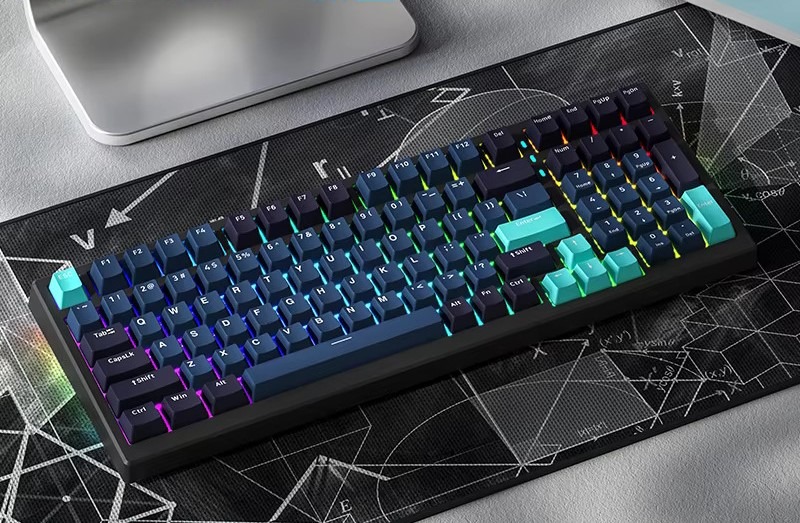 Xinmeng X98 Pro Gasket Hot-swappable RGB Tri-mode (Bluetooth/2.4G/Wired ...