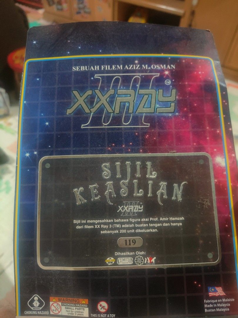 XX Ray III Figures with Aziz M Osman Adam John Signature-, Hobbies ...