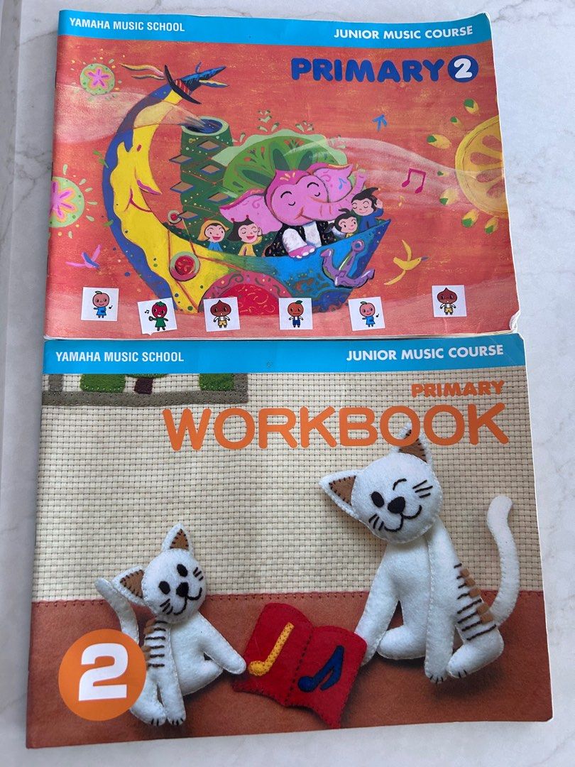 Yamaha JMC primary 1, 2, 3 & 4 textbook / workbook, Hobbies & Toys ...