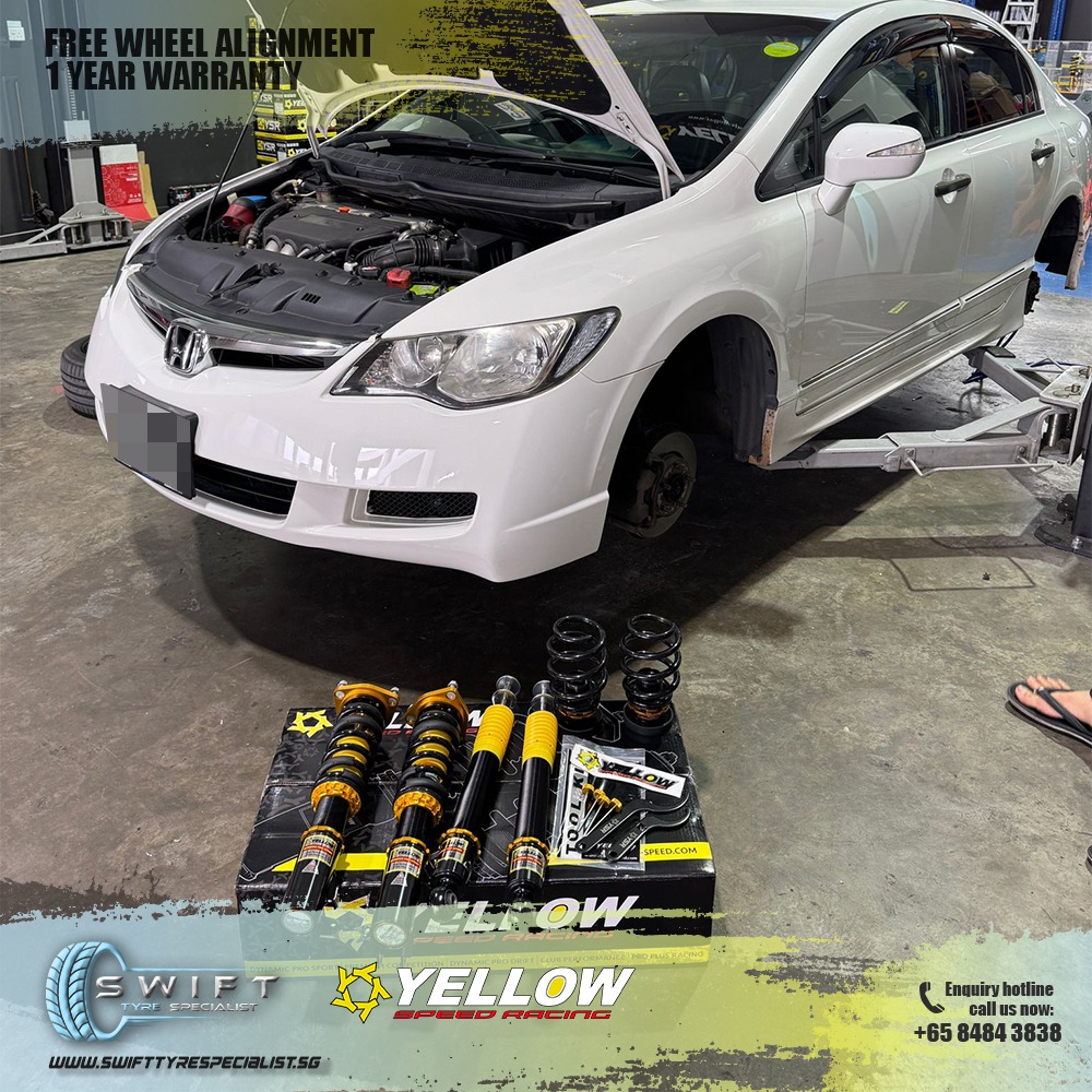 Yellow Speed Racing Dynamic Pro Sport car Coilover Honda Civic Coilover ...