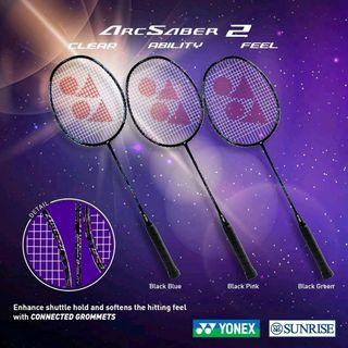 Yonex arcsaber 2, Sports Equipment, Sports & Games, Racket & Ball ...