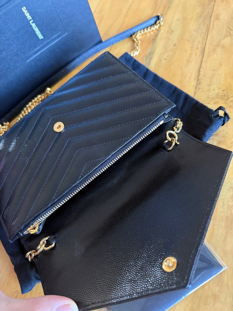 YSL WOC Gold Hardware, Luxury, Bags & Wallets on Carousell