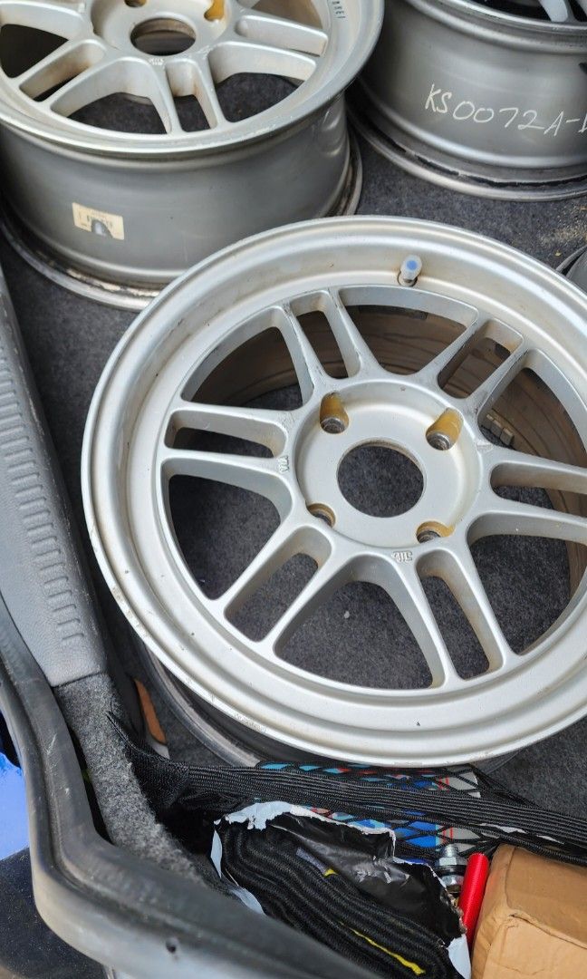 15 Inch ENKEI deep dish rims, Car Accessories, Tyres & Rims on Carousell