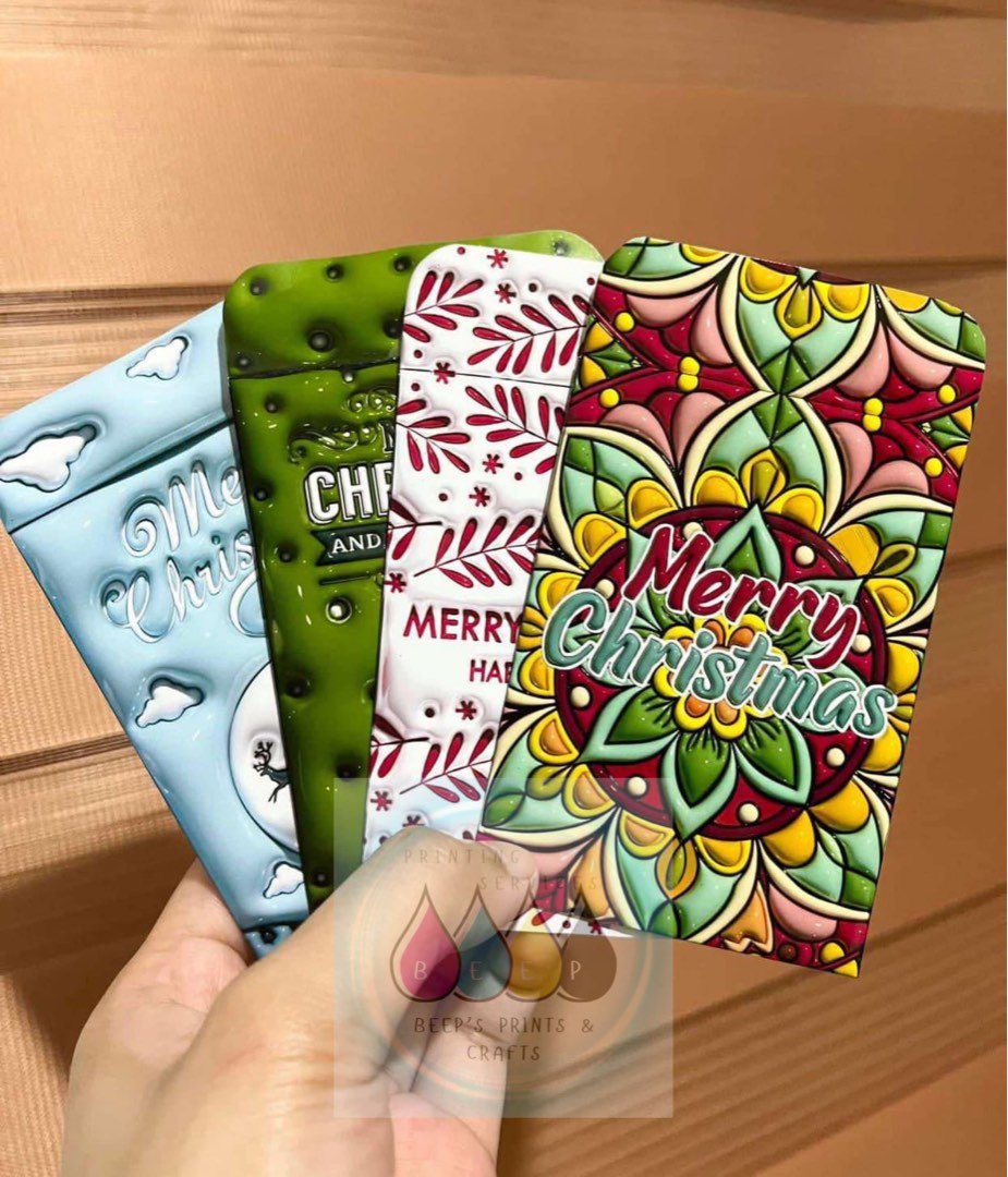 3D Christmas envelope angpao pamasko aguinaldo, Hobbies & Toys ...