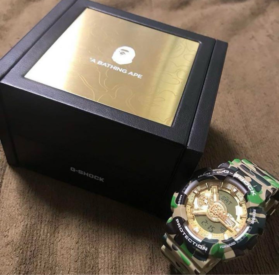 A BATHING APE x G-SHOCK 25th Anniversary Limited Edition, Men's Fashion ...