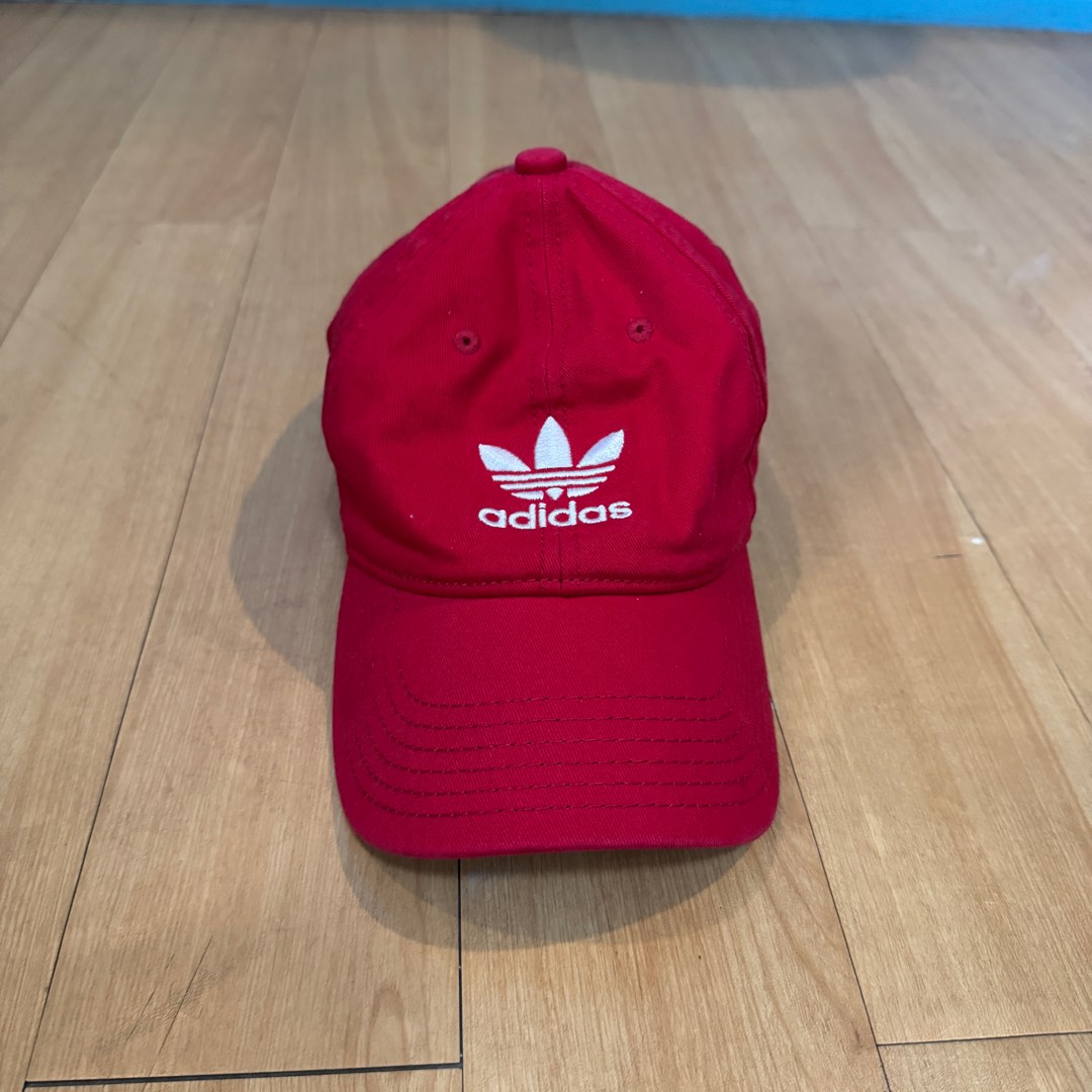 Adidas Red Cap, Men's Fashion, Watches & Accessories, Caps & Hats on ...